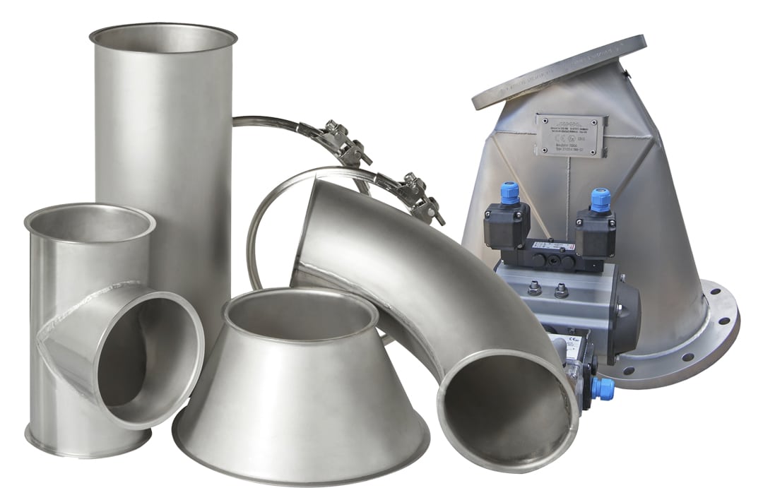 Reinforced industrial modular pipe - Techsolids®