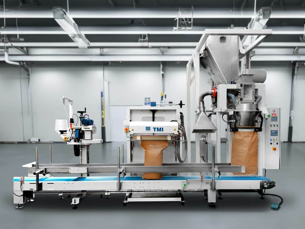 ILERFIL ABS - Manual bagging machine for powder products with gross weight and auger dosing ...