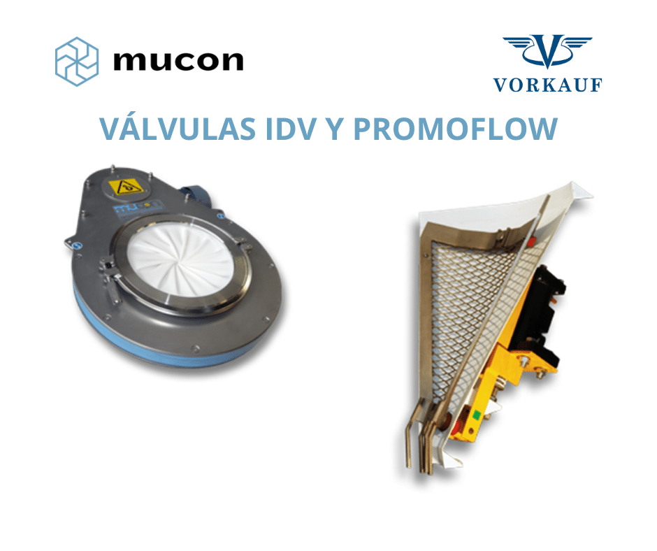 MUCON: Iris diaphragm valves with IDV and discharge assistance with ...