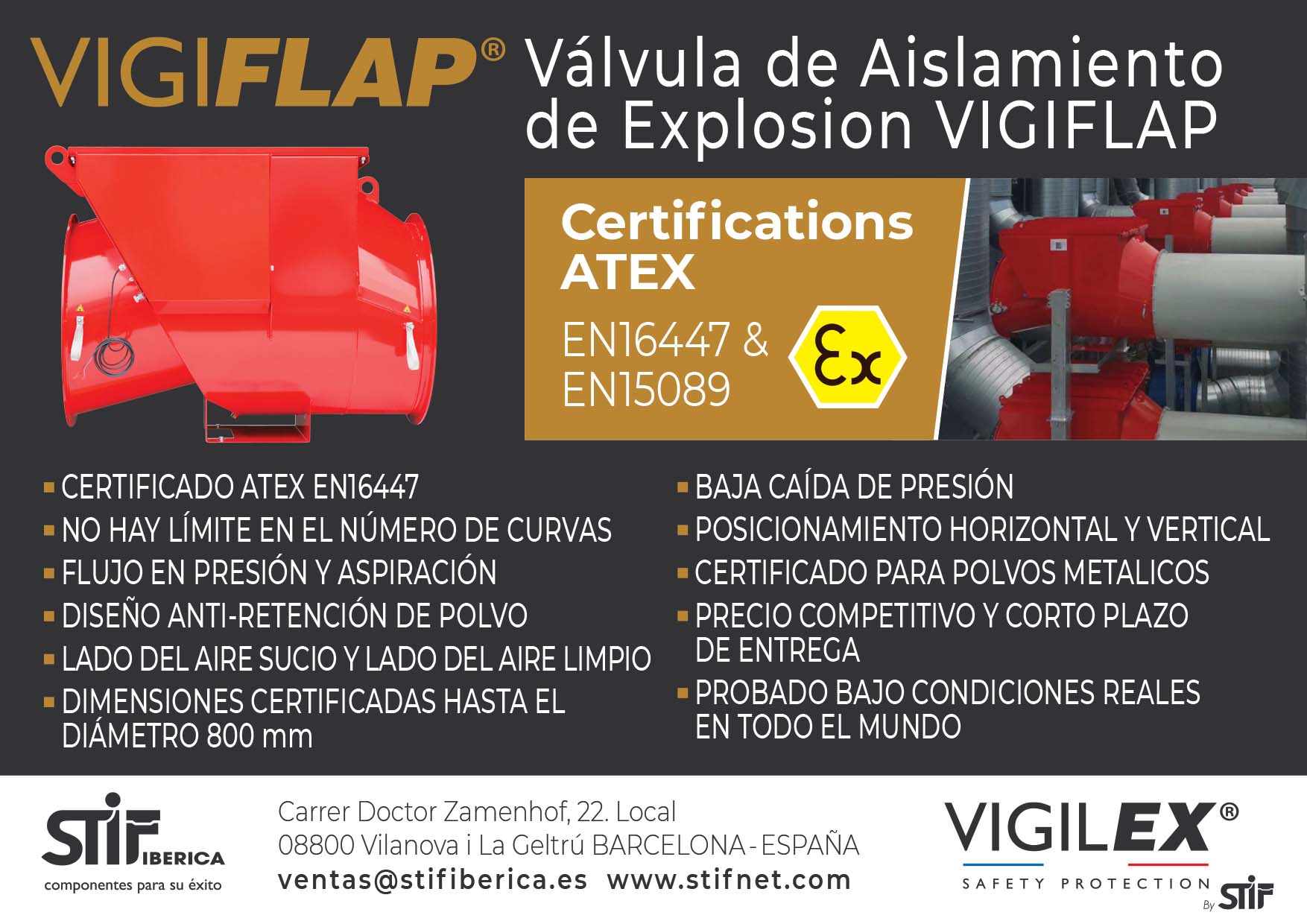 EXPLOSION ISOLATION VALVE - Techsolids®