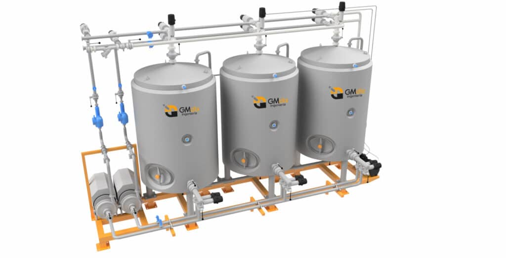 CIP cleaning system - Techsolids®